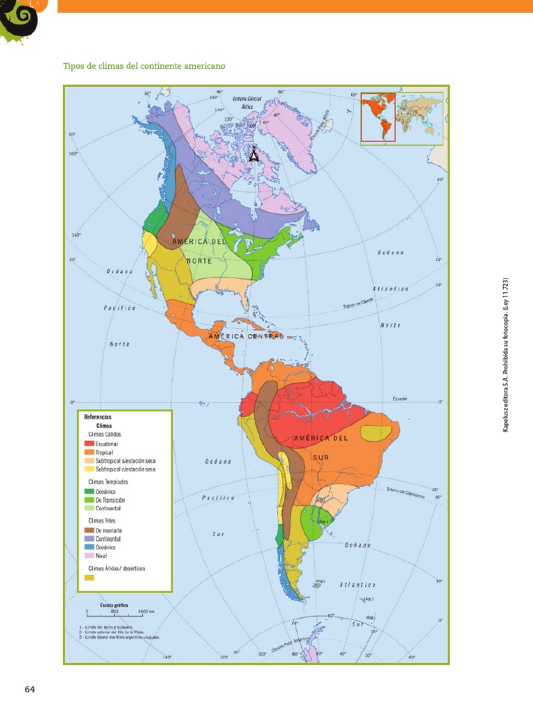 Mapa climático de América | PDF