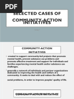 Selected Cases of Community-Action Initiatives | PDF | Needs Assessment ...