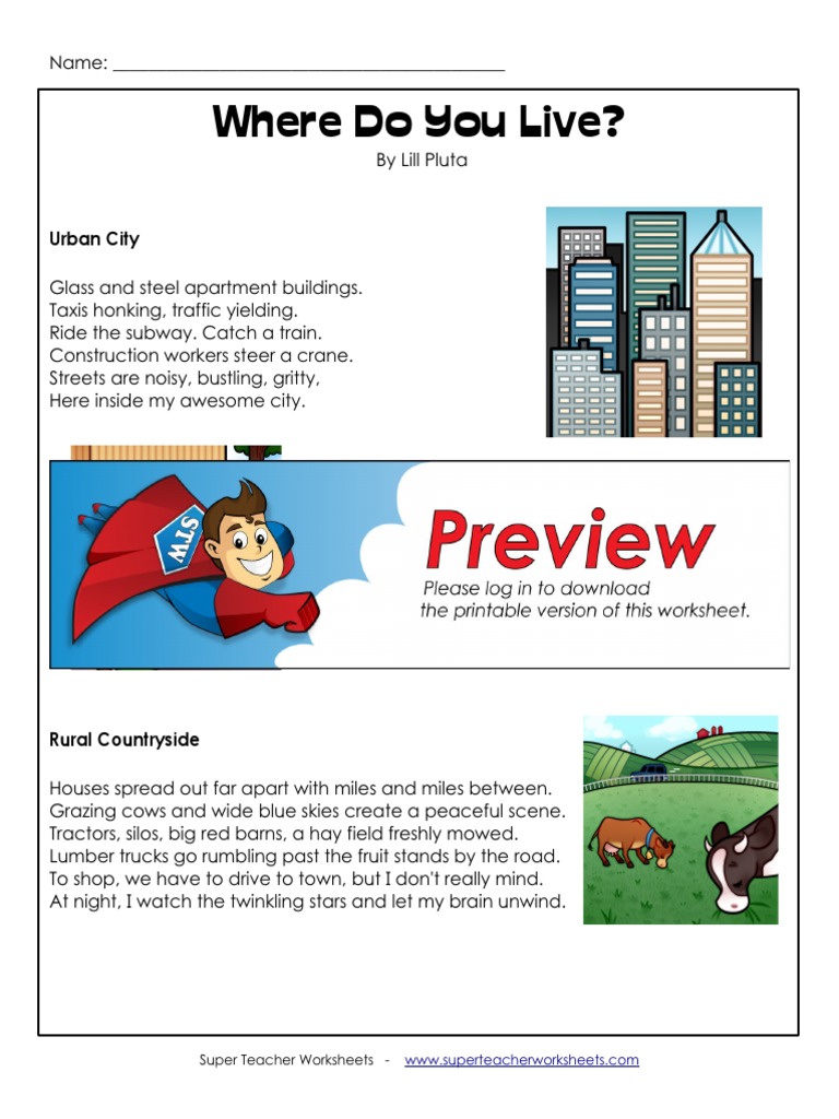 Where Do You Live | PDF | Agriculture