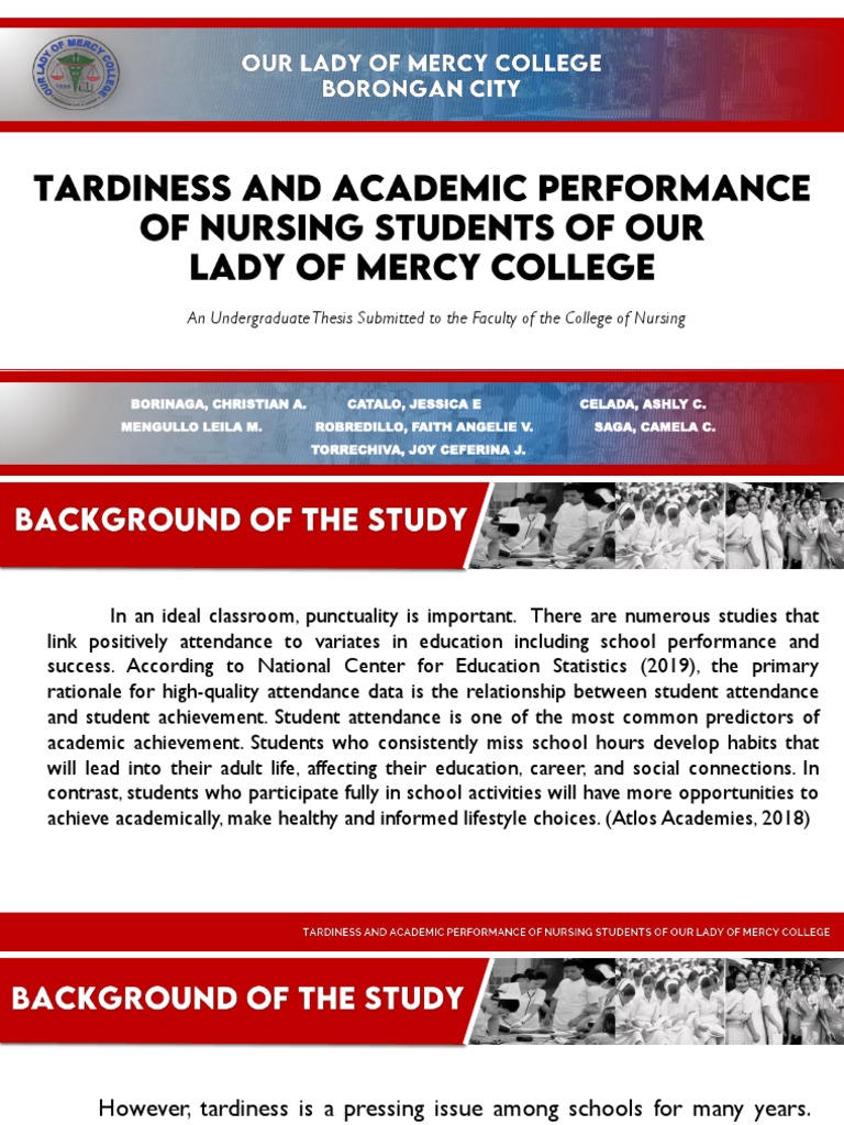 Tardiness and Academic Performance of Students | PDF | Survey ...