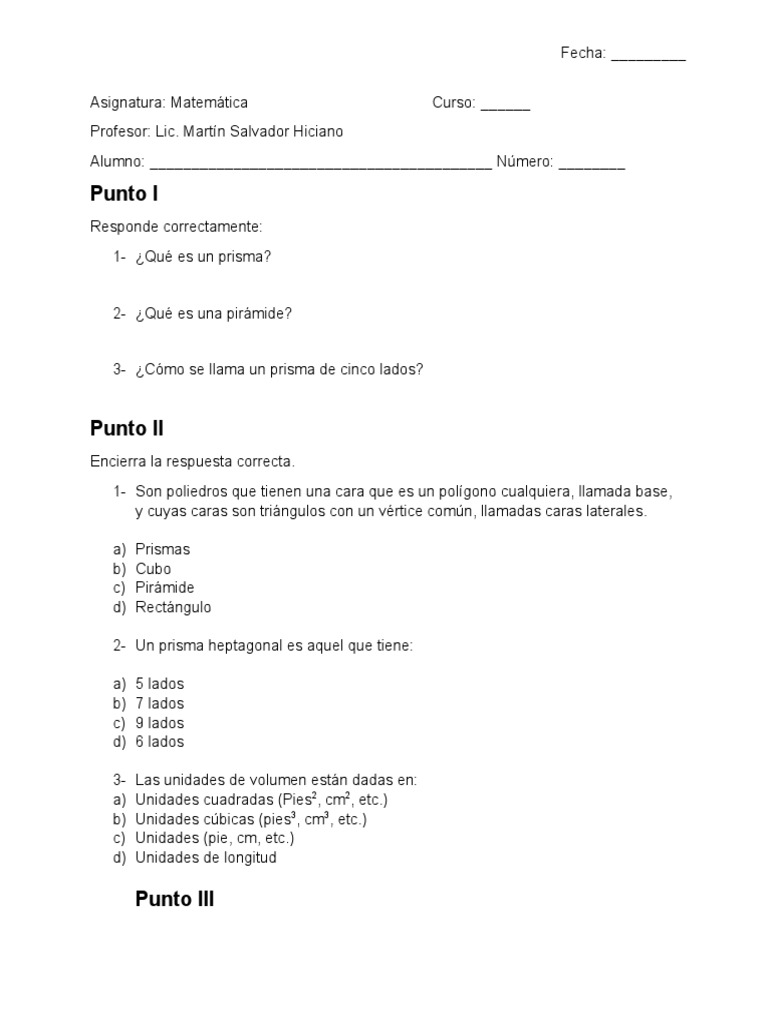 Examen 2 | PDF | Triángulo | Euclides Examen 2 | PDF | Triángulo | Euclides