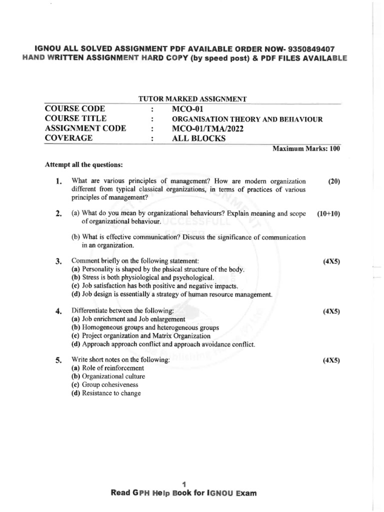 MCO 01 English January 2022 July 2022 | PDF