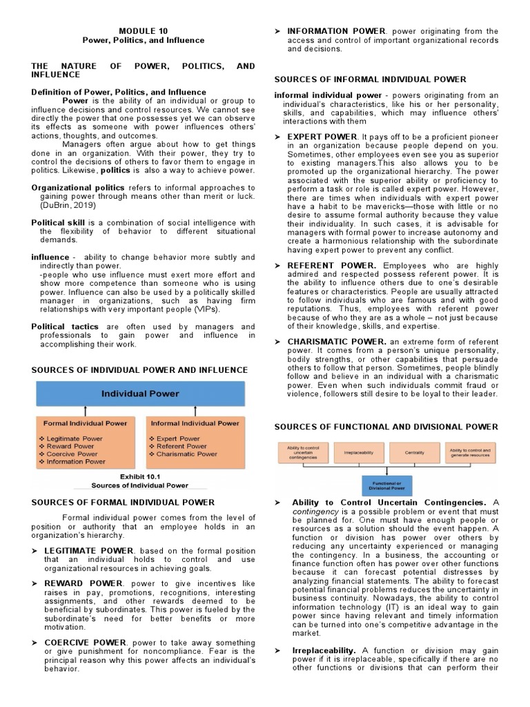 Module 10 | PDF | Power (Social And Political) | Creativity
