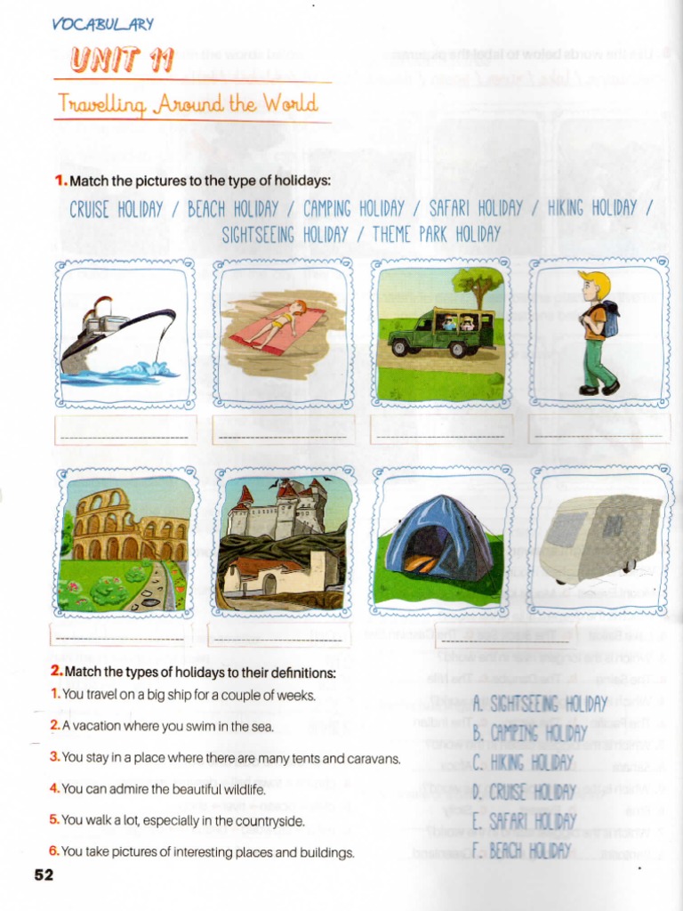 Travelling Around The World VTH Grade | PDF