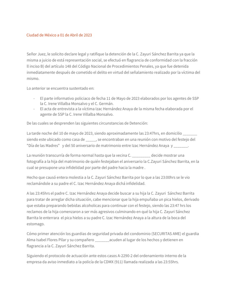 Carta informal | PDF