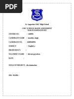 English Language SBA Scoring Rubric | PDF | Self Esteem | Rubric (Academic)