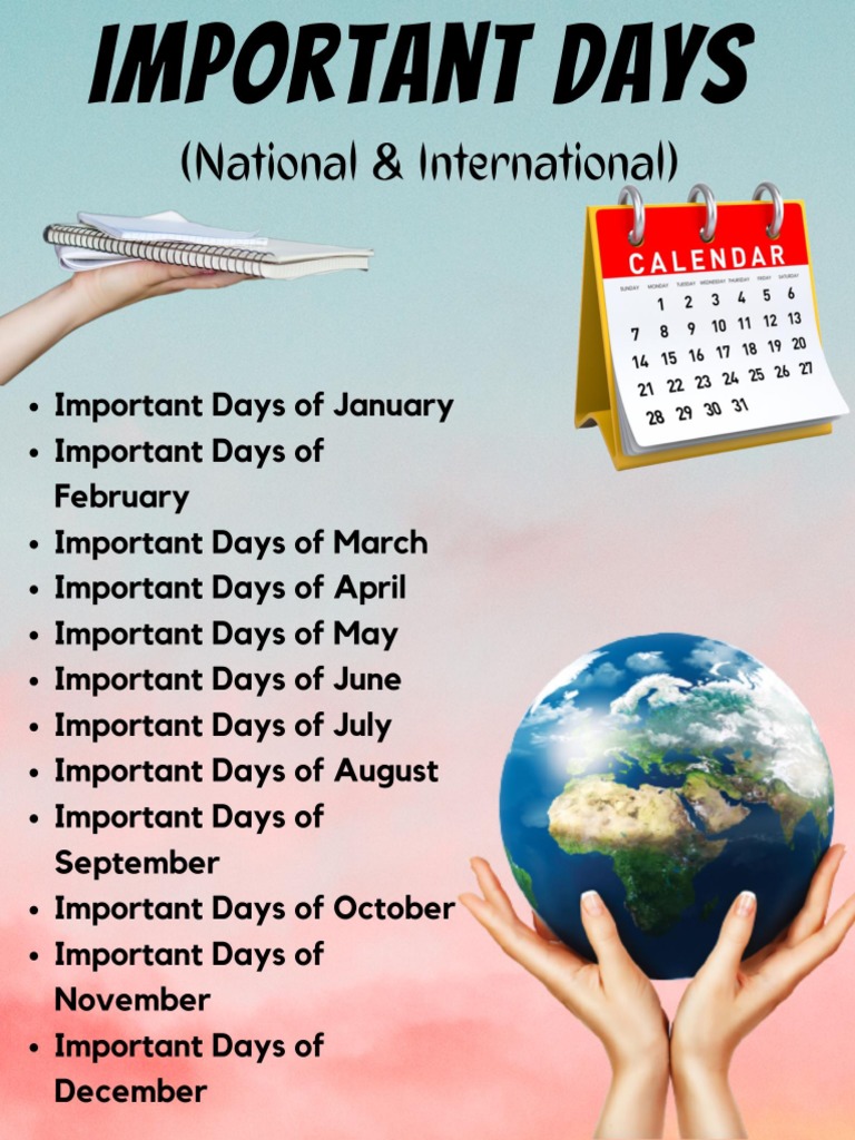 GK Now Important Days | PDF