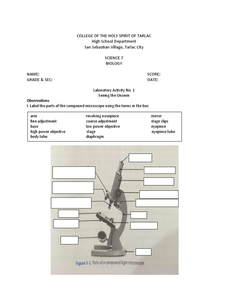 Lab 1 Seeing The Unseen | PDF