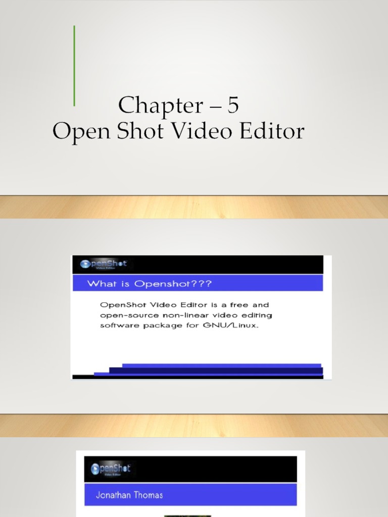 OpenShot Video Editing Basics | PDF