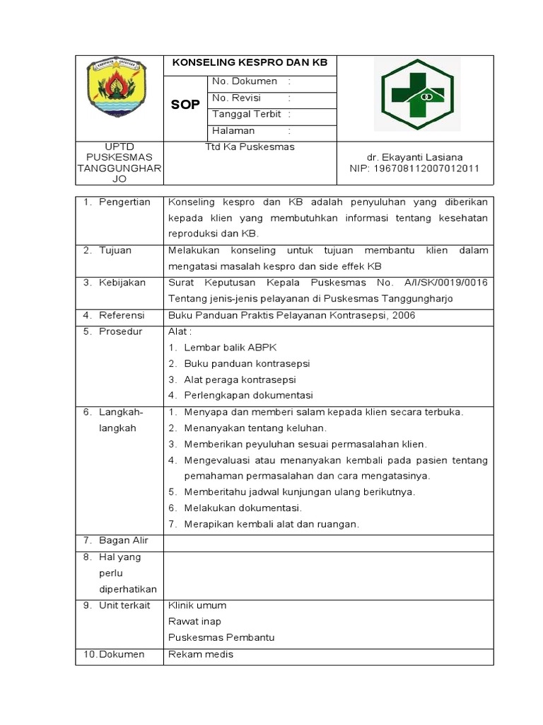 Konseling Kespro Dan KB | PDF