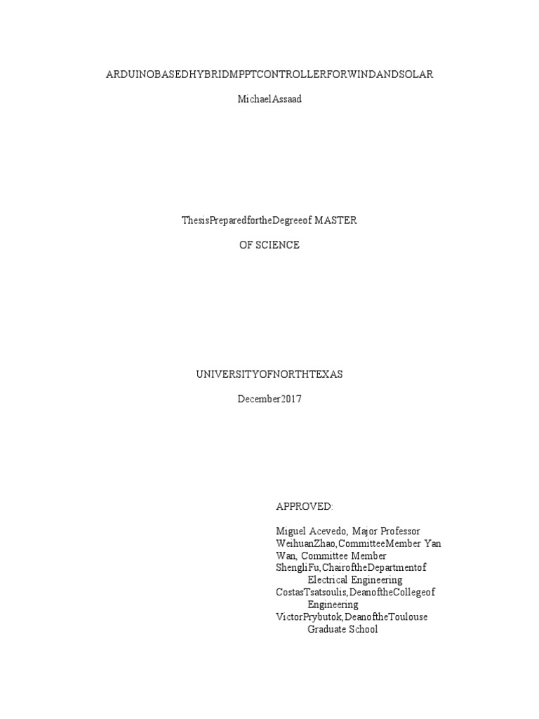 Wind Solar Hybrid System | PDF | Mosfet | Electric Generator