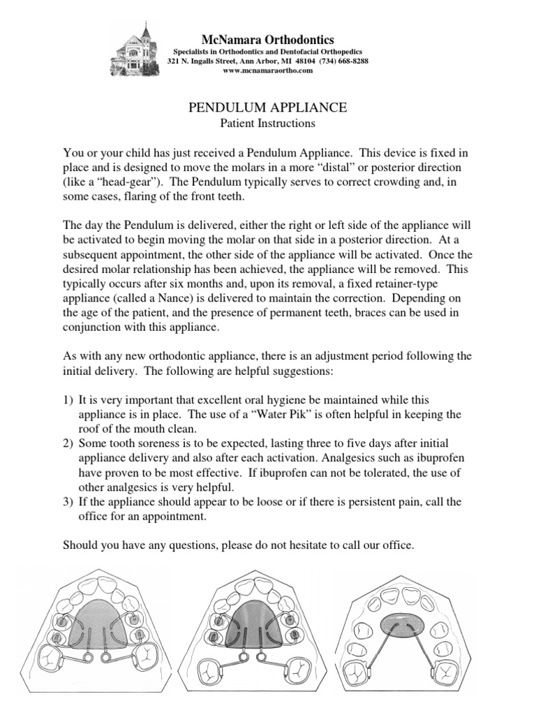 Mcnamara Patiented Pendulum Appliance Pdf