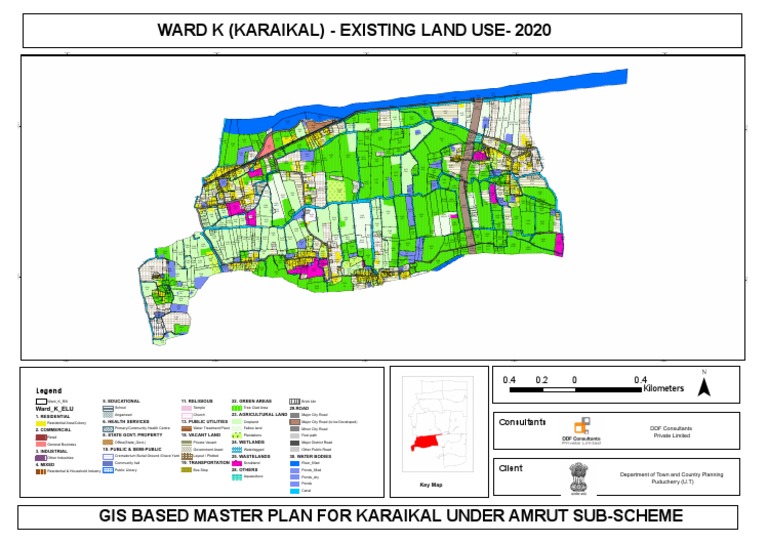 Ward K (Karaikal) - Existing Land Use-2020: Legend | PDF