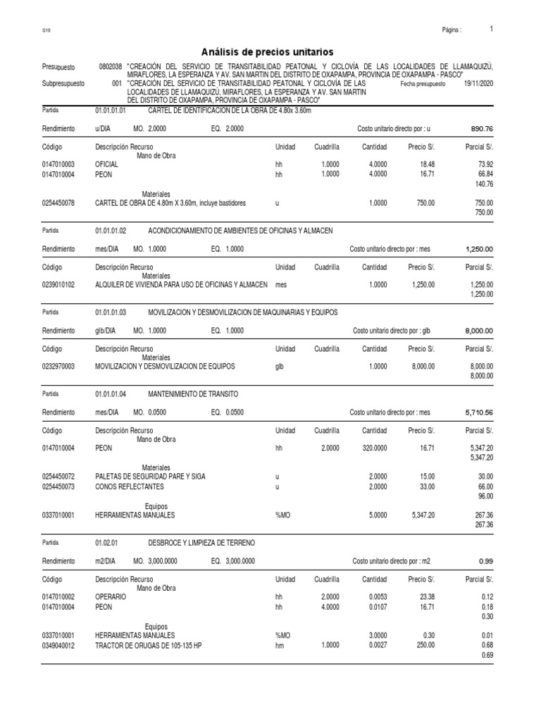 Seagate Crystal ReportsCICLO VIA - Anali | PDF | Transporte | Hormigón