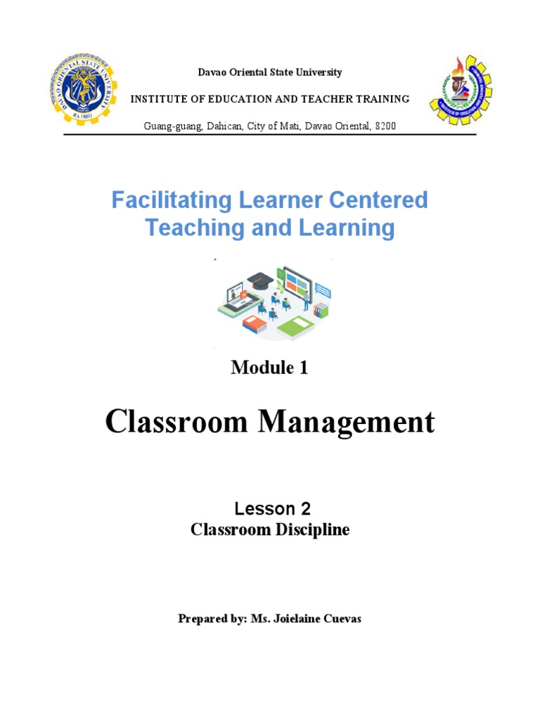 A (4) Module - Discipline | PDF | Classroom Management | Teachers