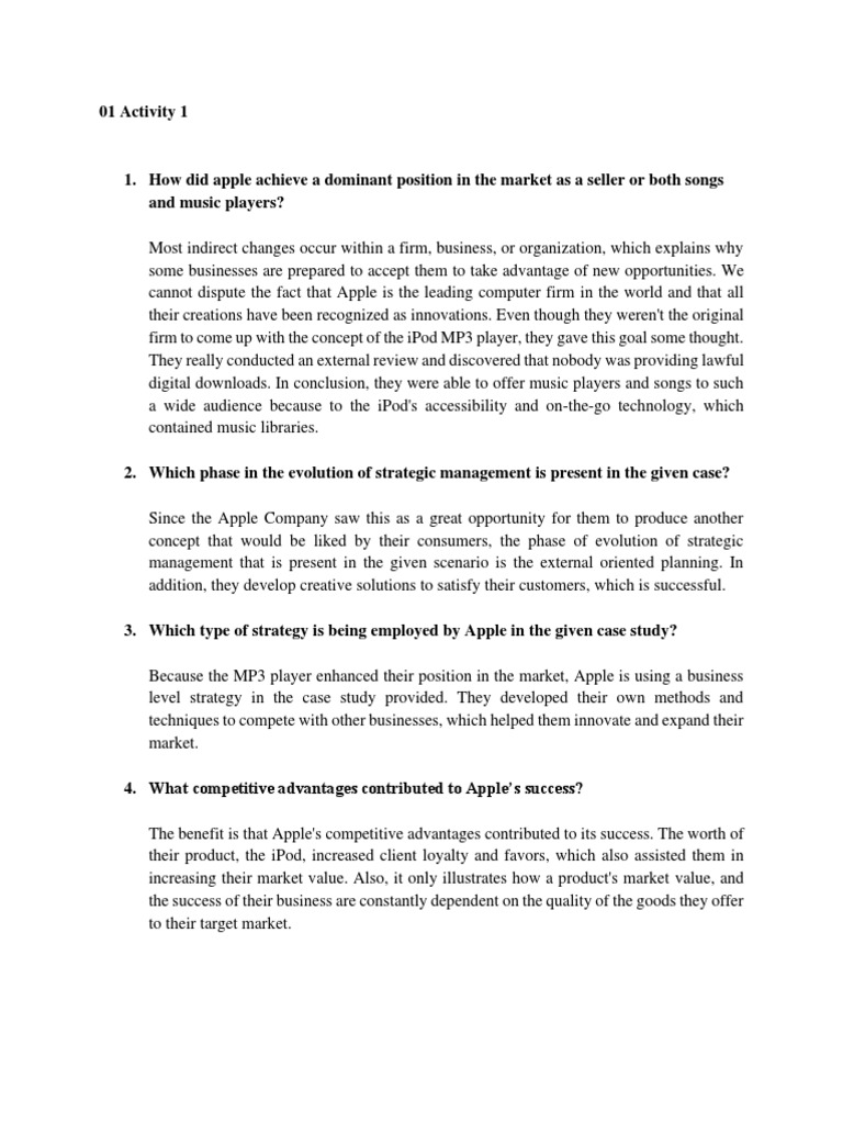 01 Activity 1 SM | PDF | Business