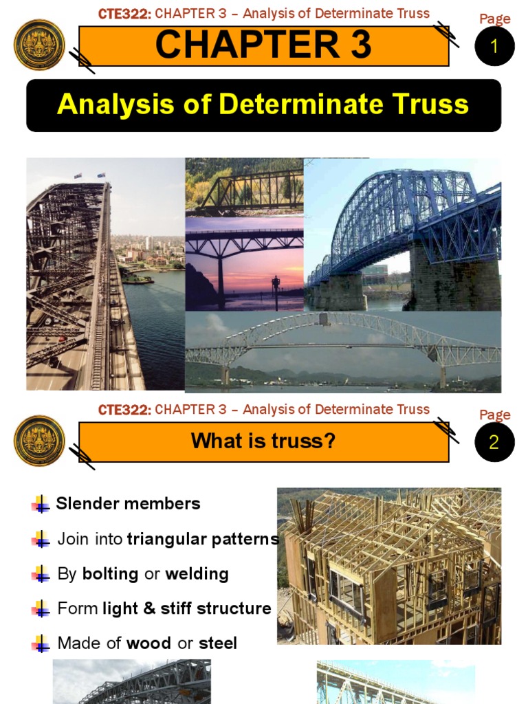 Analysis of Determinate Truss | Download Free PDF | Truss | Civil Engineering