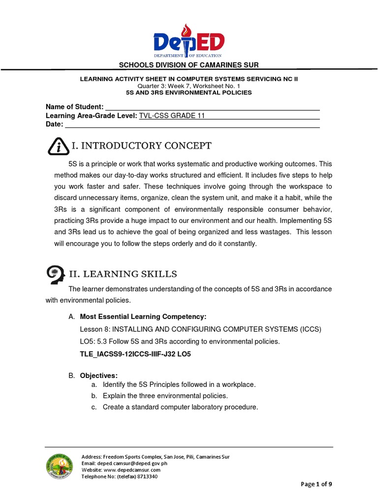 CSS-Grade 11-Q3-LAS7 | PDF | Recycling | Waste