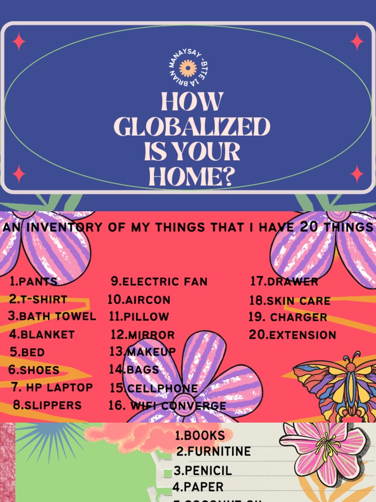How Globalized Is Your Home | PDF