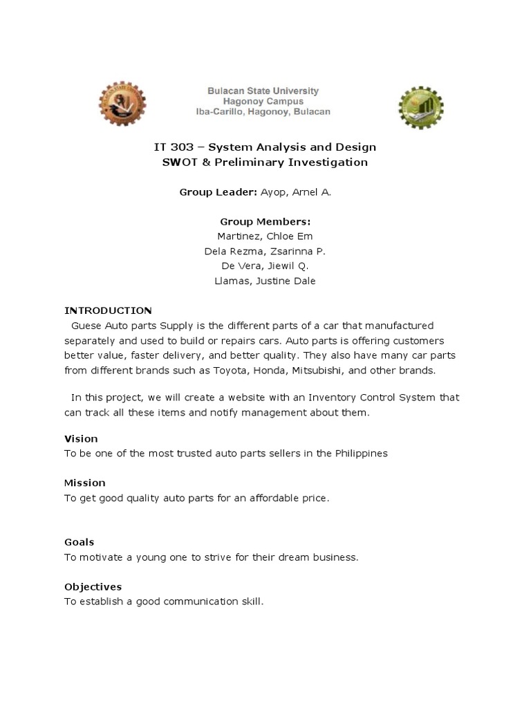 SWOT & Prem Investigation | PDF | Inventory | Customer