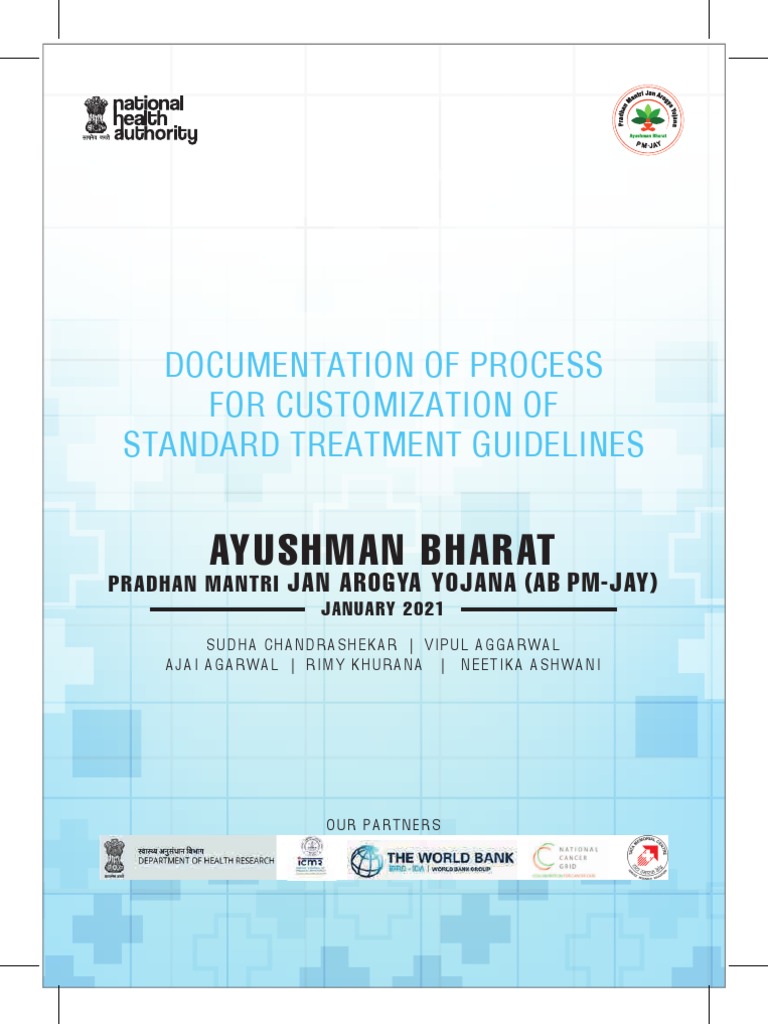 Ayushman Bharat: Documentation of Process For Customization of Standard Treatment Guidelines ...