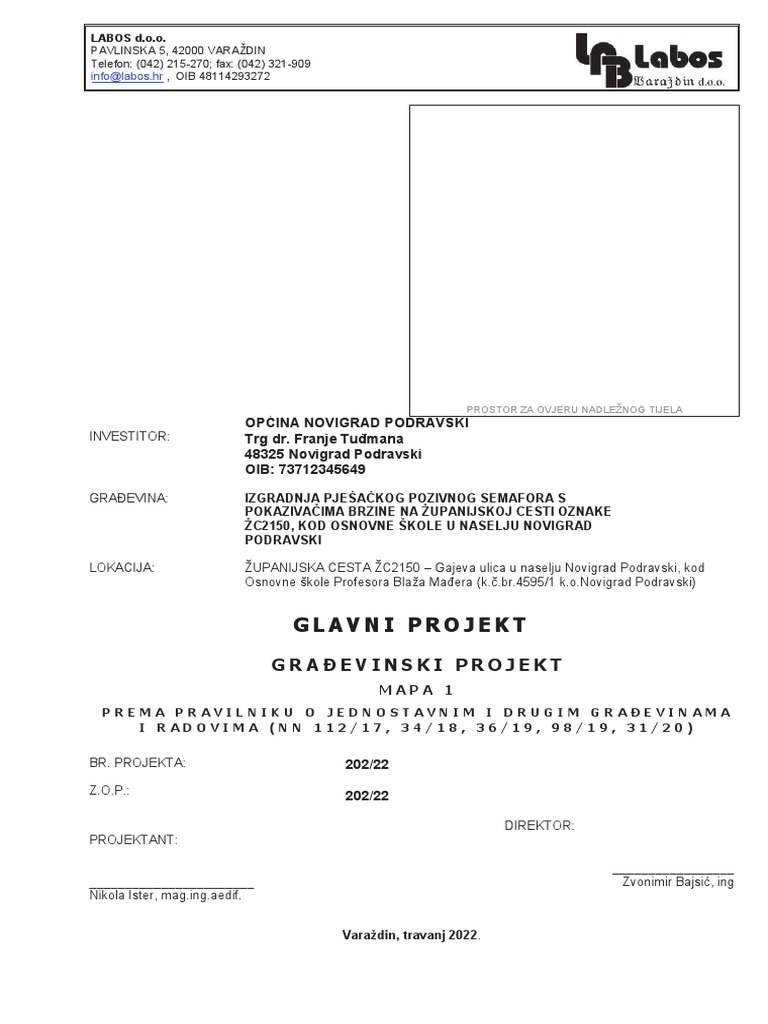 Glavni Projekt | PDF