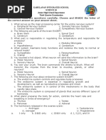 Science 10 3rd Quarter Exam | PDF | Messenger Rna | Ribosome