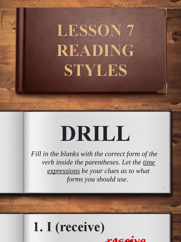 Lesson 7 Reading Styles | PDF | Speed Reading
