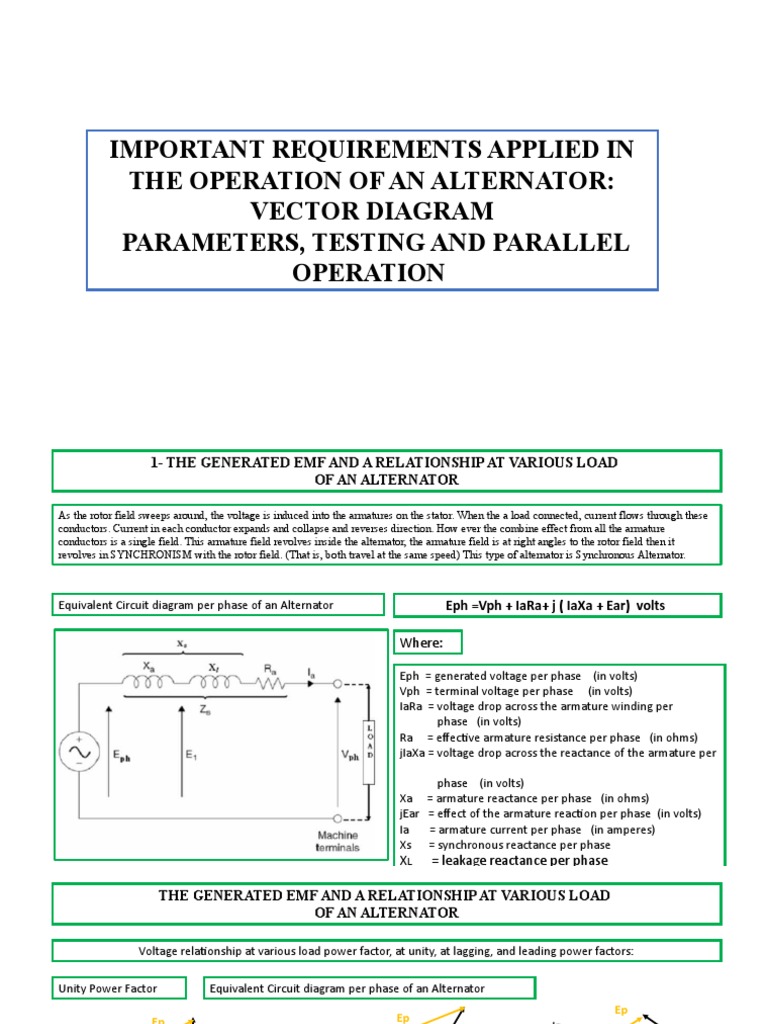 Alternator Operation and Testing Insights | PDF | Electrical Impedance ...