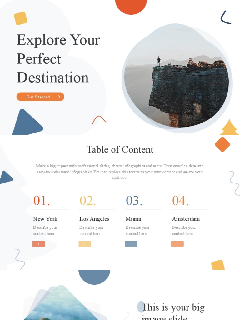 Destination Search Travel Presentation White Variant | PDF ...