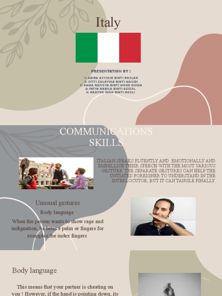 Italy: Presentation by | PDF | Carnival | Italy