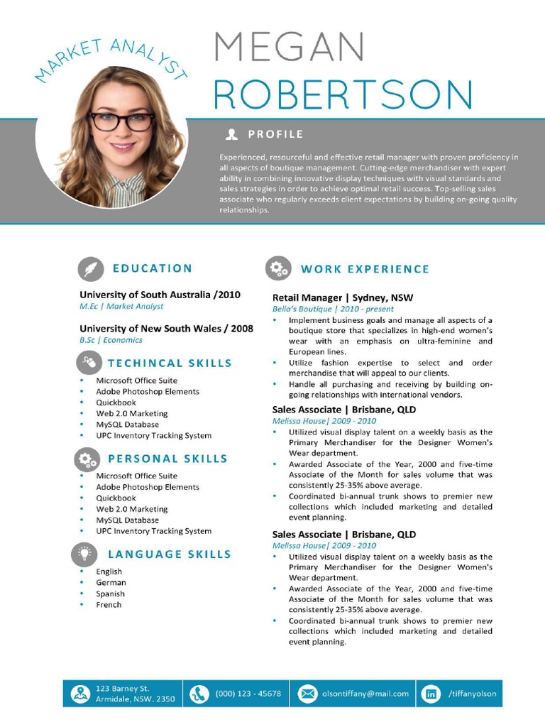 Megan Robertson Resume A4 1 | PDF