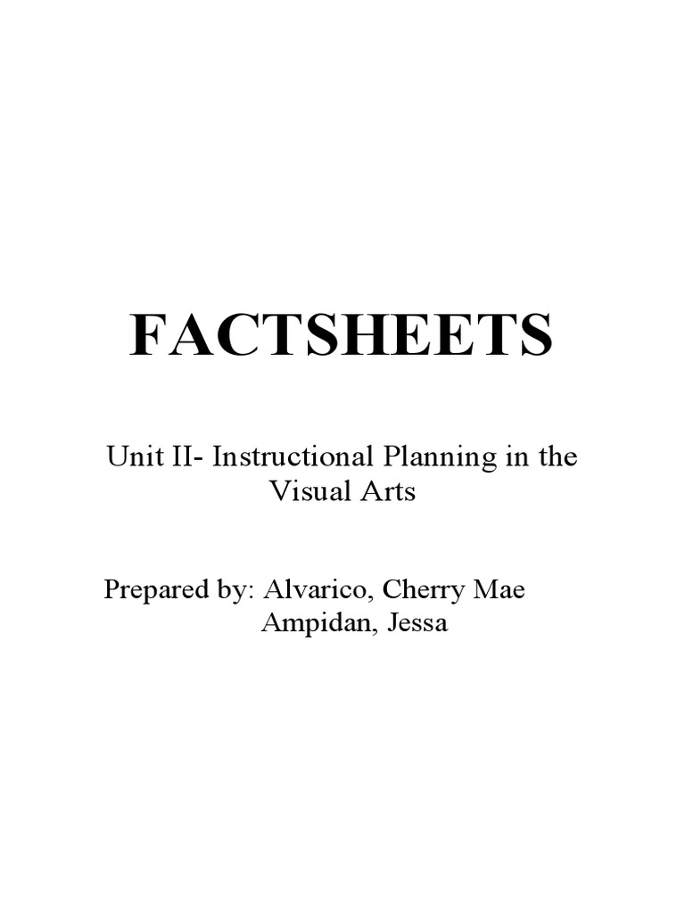 FACTSHEETS | Download Free PDF | Teachers | Abstract Art