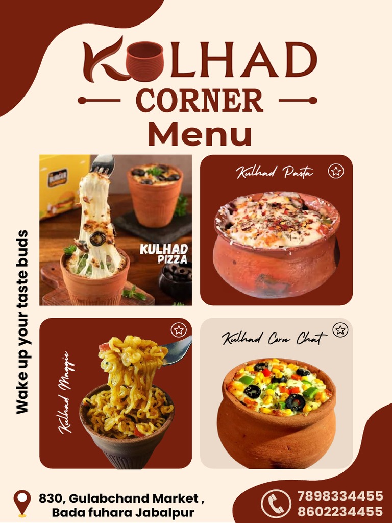 Kulhad Menu Final | PDF