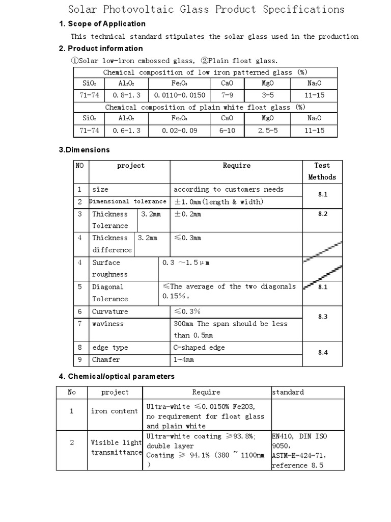 Spesifikasi Teknis Produk Coating CSG 3.2mm | PDF