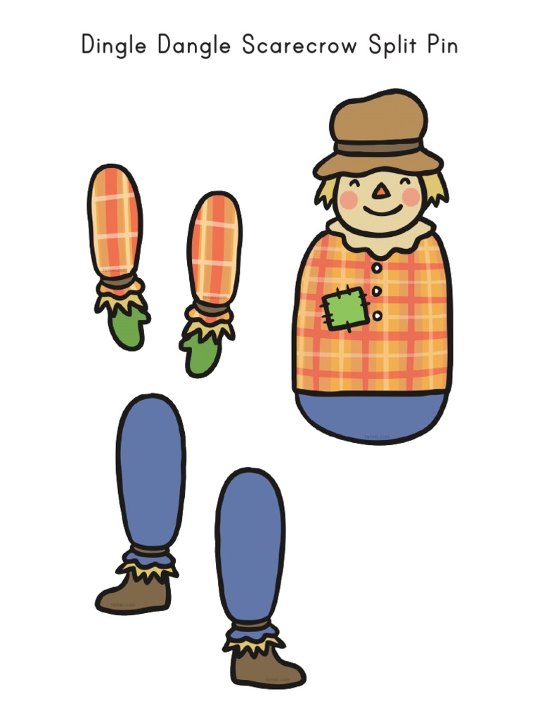 Dingle Dangle Scarecrow Split Pin | PDF