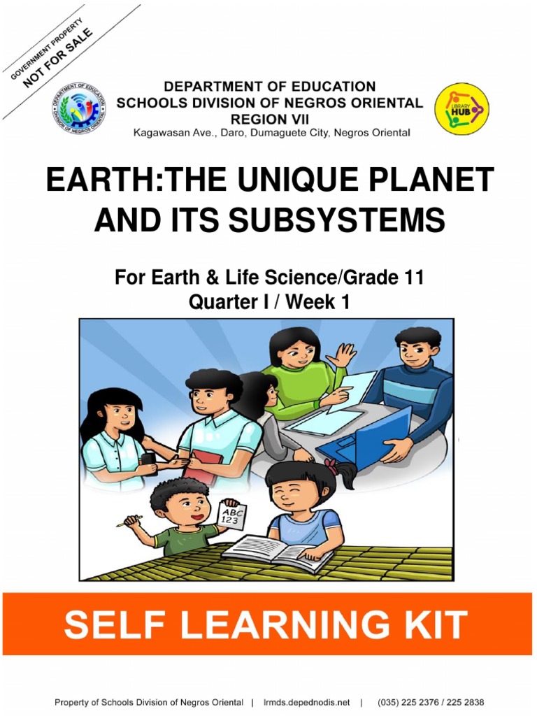 Earth and Life Science Q1 Week 1 | PDF | Earth | Atmosphere