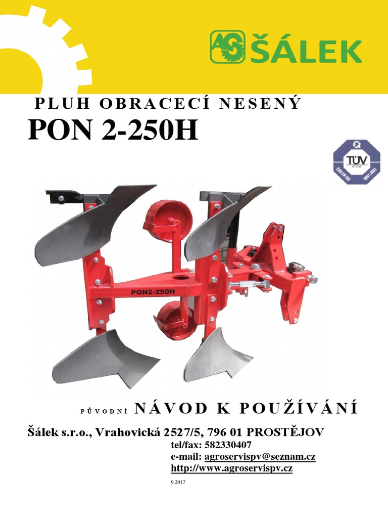 Navod Pluh Pon2-250h | PDF