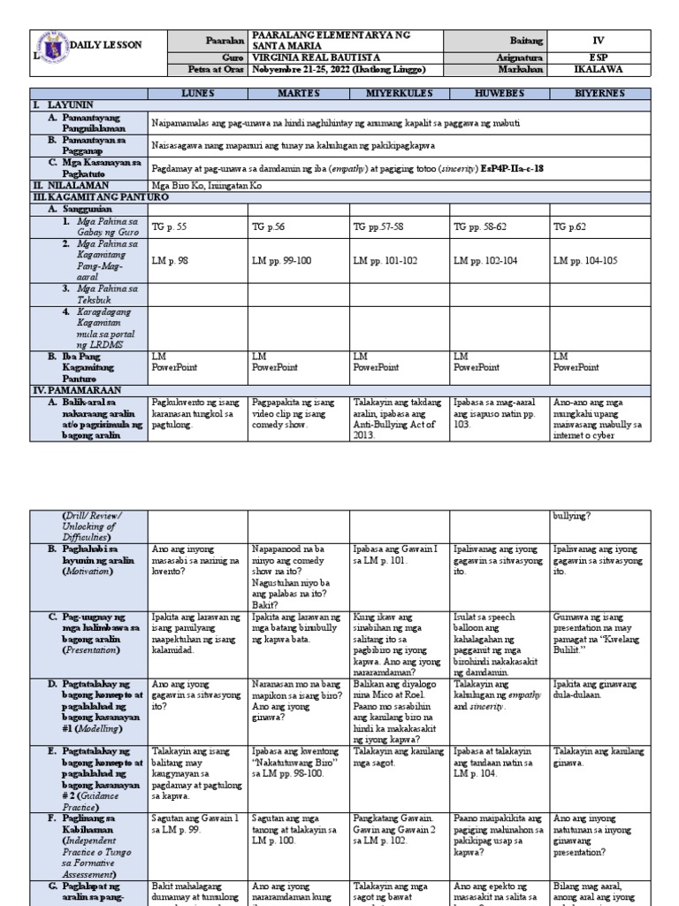 Gabay NG Guro Kagamitang Pang-Mag-aaral Teksbuk Kagamitan Mula Sa ...