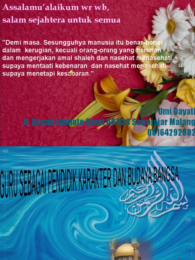 WR WB: Umi Dayati Jl. Danau Limboto Barat A4 B23 Sawojajar Malang ...