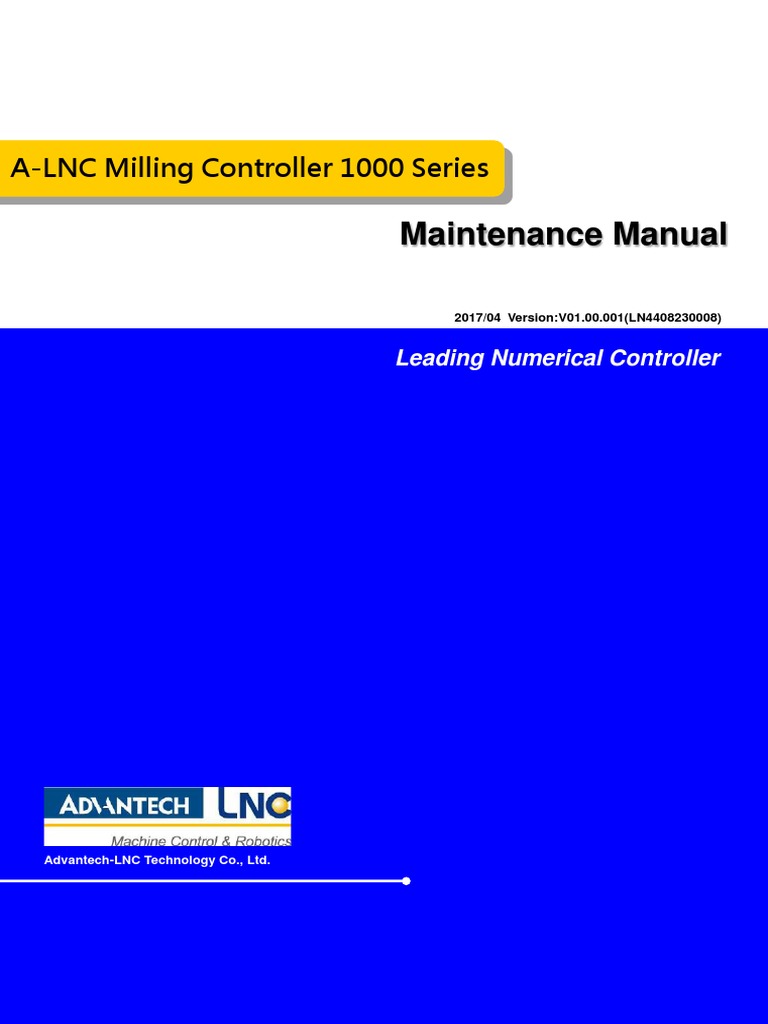 LNC-Maintenance Manual - Compressed | PDF | Programmable Logic Controller | Numerical Control