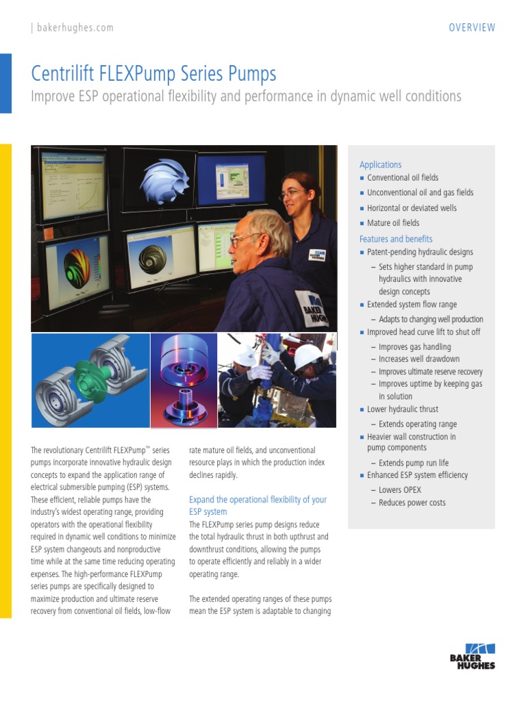 Centrilift Flexpump Series Pumps: Improve Esp Operational FL Exibility ...