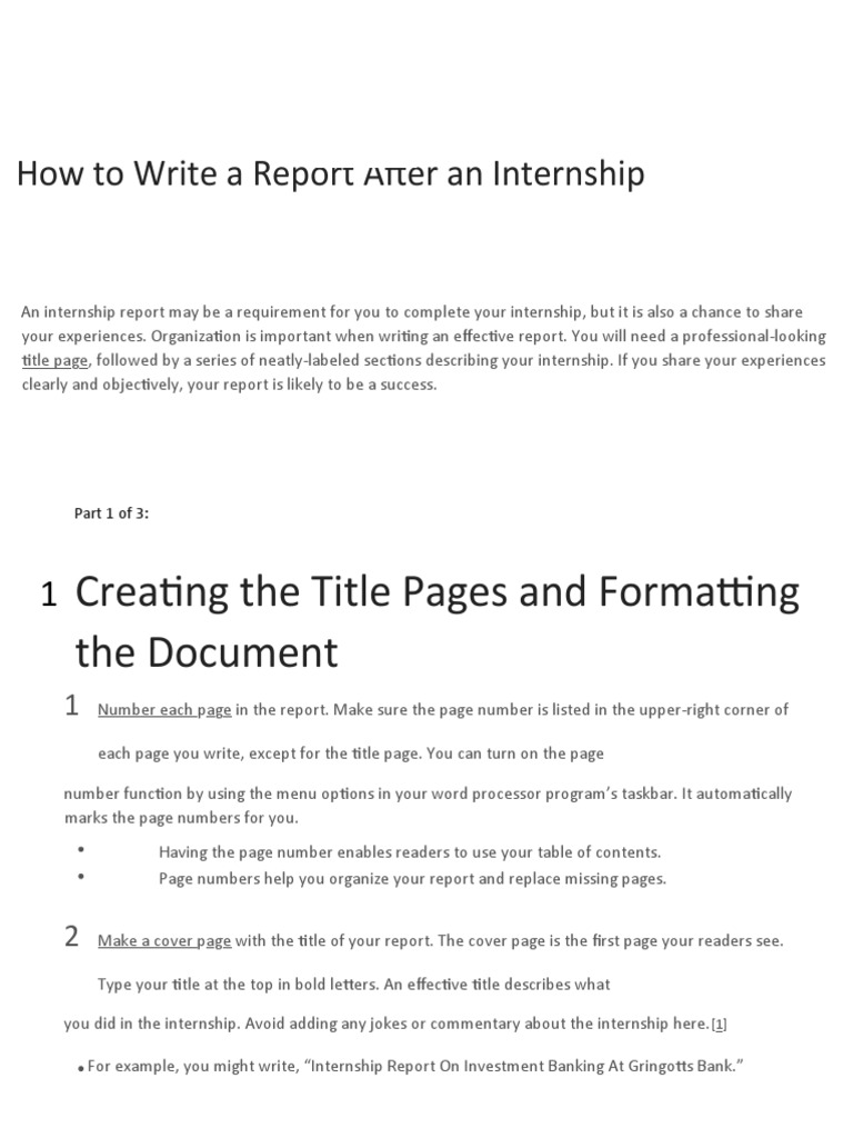 Internship Guide | PDF | Internship | Job Hunting