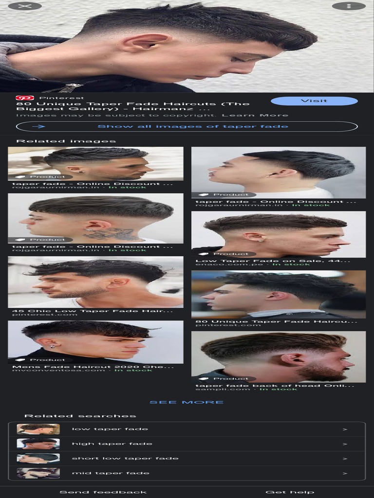 Show All Images of Taper Fade: 80 Unique Taper Fade Haircuts (The ...