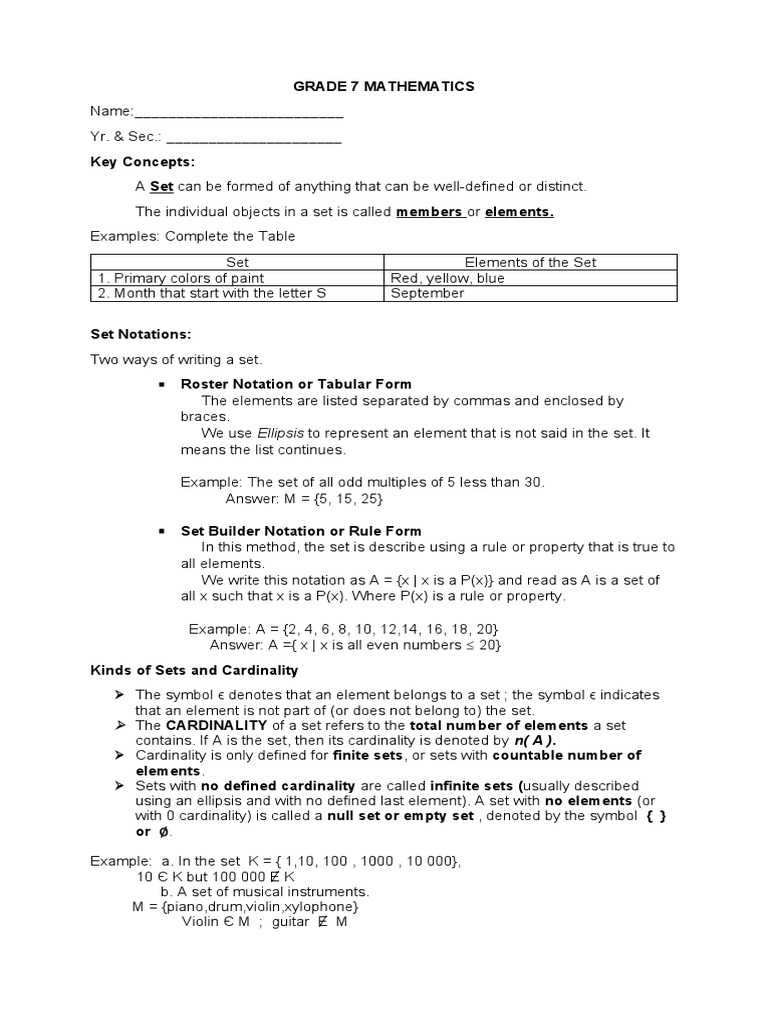 DLP 1 - Introduction To Sets | PDF | Set (Mathematics) | Mathematical ...