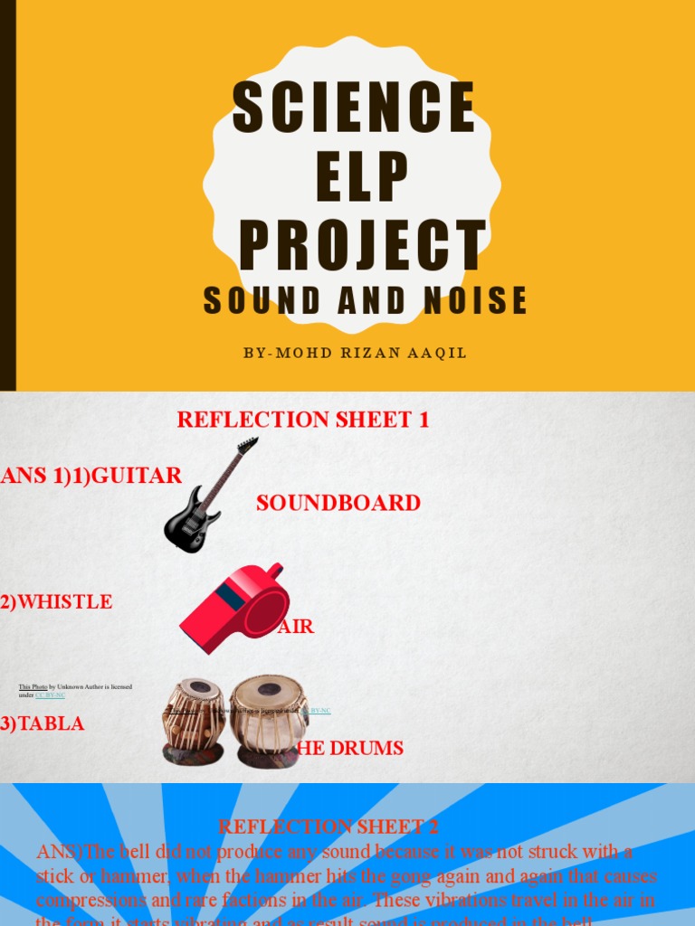 SCI-E-LP PROJECT SOUND AND NOISE | PDF | Sound | Ear
