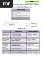 ACTIVIDADES DE INGLÉS Pronombres Personales Verbo TO BE - PART 1 | PDF