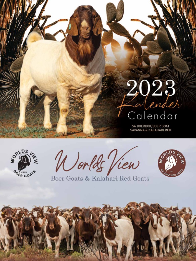 Boerbok Kalender 2023 | PDF