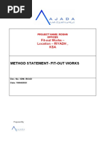 Method Statement For Aluminium Windows and Doors Related Glazing) (K) | PDF | Specification ...