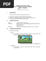Detailed Lesson Plan Grade 1 English | PDF | Teachers | Lesson Plan